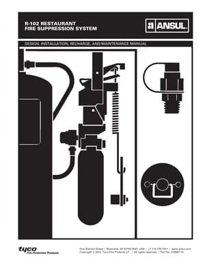 Ansul R-102 Installation & Technical Reference Manual (2014) | FACP Manuals