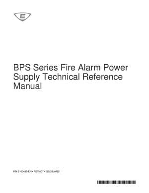 Edwards EST BPS Series Installation and Programming Manual (2021 ...