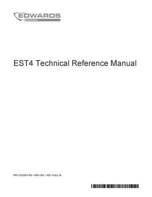 Edwards EST4 Installation and Programming Manual (2019) | FACP Manuals