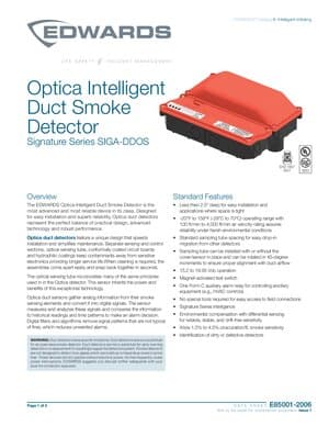 Edwards EST SIGA-DDOS Datasheet 2024 | FACP Manuals