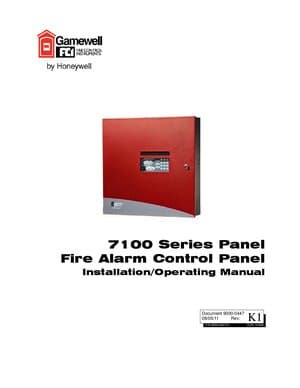Gamewell FCI 7100 Series Installation and Programming Manual 2011 ...