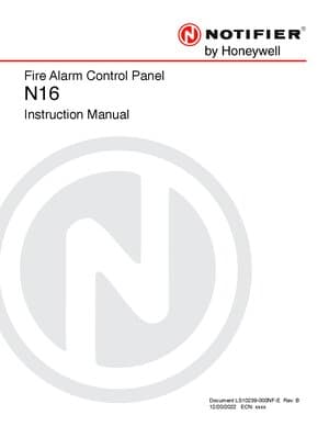 Notifier N16 Installation and Programming Manual 2022 | FACP Manuals