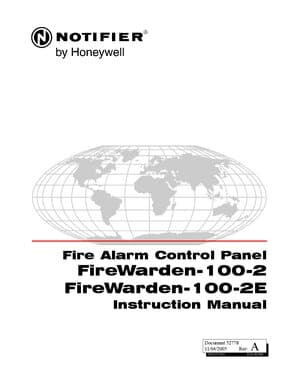 Notifier NFW2-100 Installation and Programming Manual (2005) | FACP Manuals